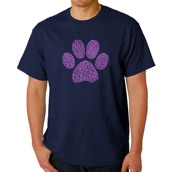 LA Pop Art | Shirts | Mens Word Art Tshirt Xoxo Dog Paw | Poshmark